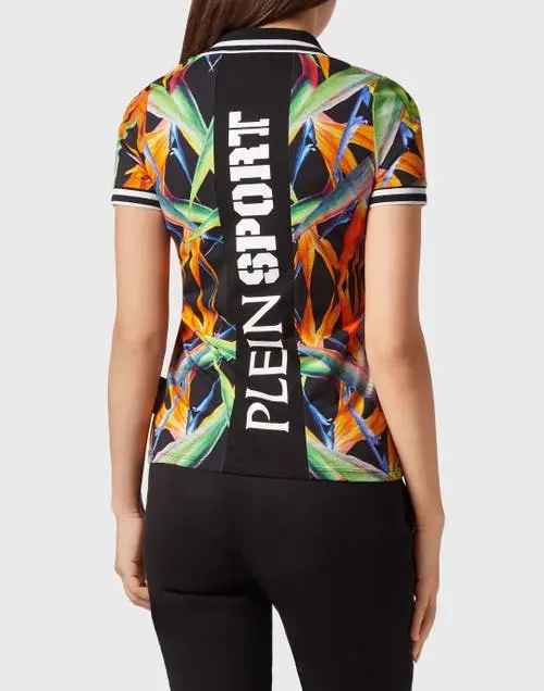 PLEIN SPORT Polo Shirt - Black/multicolored