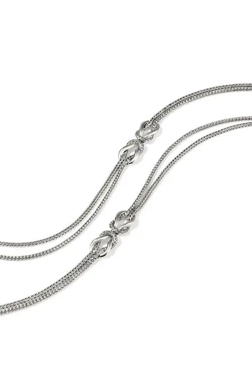 John Hardy Infinite Love Knot Station Necklace