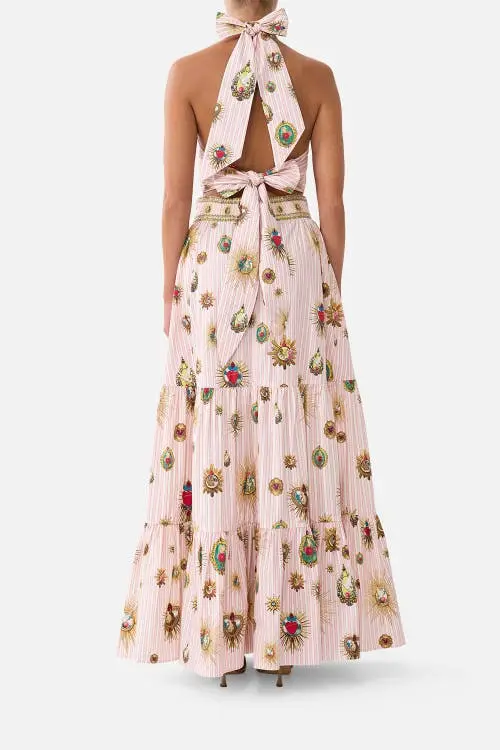 Camilla High Waisted Tiered Skirt