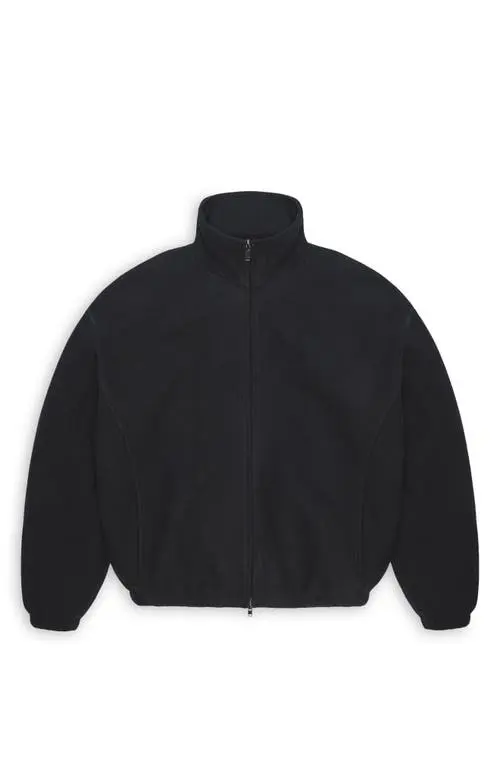Rains Fleece Zip Jacket - Black