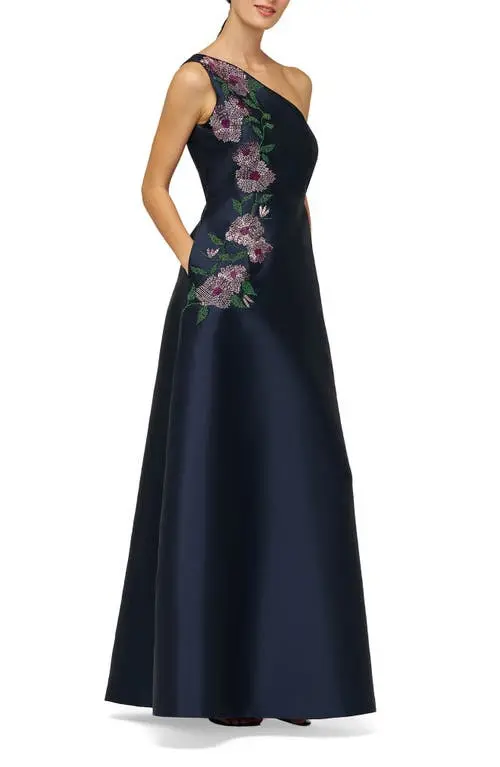 KAY UNGER Gillian Beaded Flower Gown