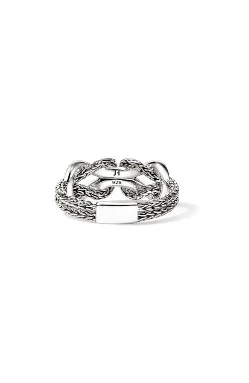 John Hardy Infinite Love Knot Sterling Band Ring