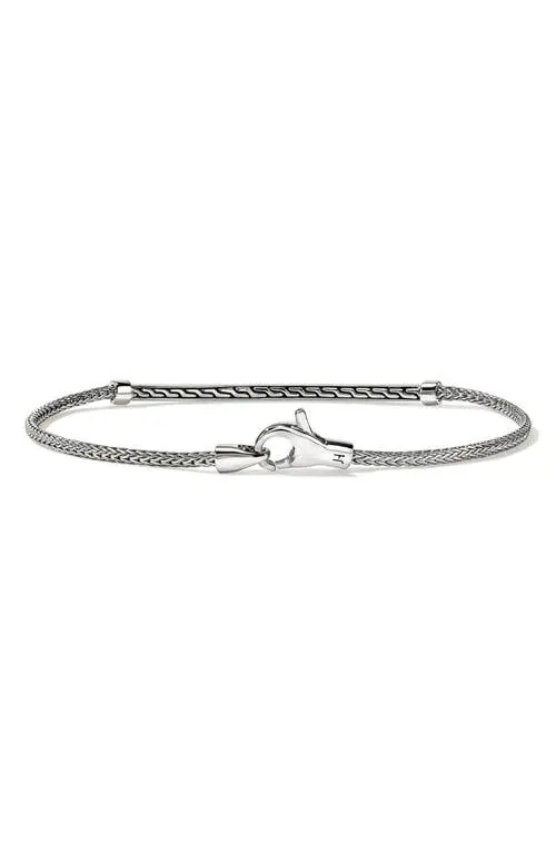 John Hardy Essentials Sterling Diamond Pav9 Bracelet