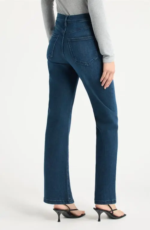 Warp + Weft Vancouver Mid Rise Straight Leg Jeans