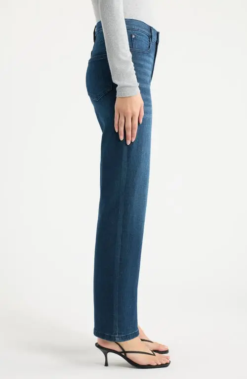 Warp + Weft Vancouver Mid Rise Straight Leg Jeans