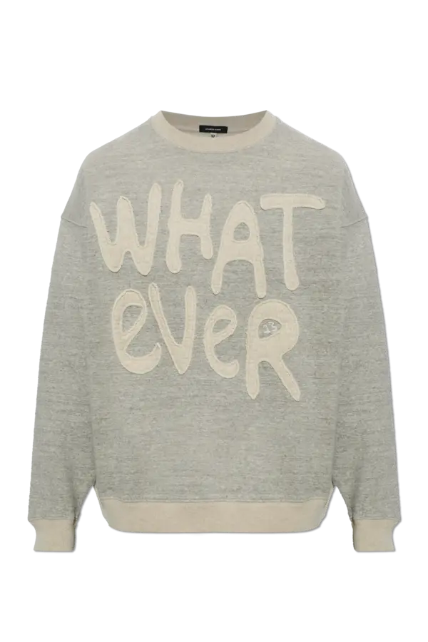 R13 Cotton Crew Neck Sweatshirt