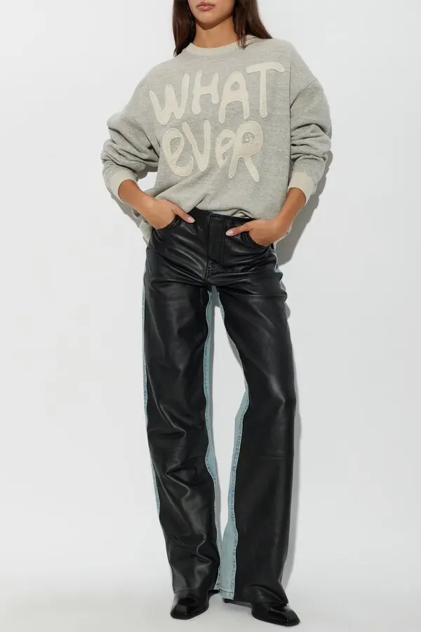 R13 Cotton Crew Neck Sweatshirt