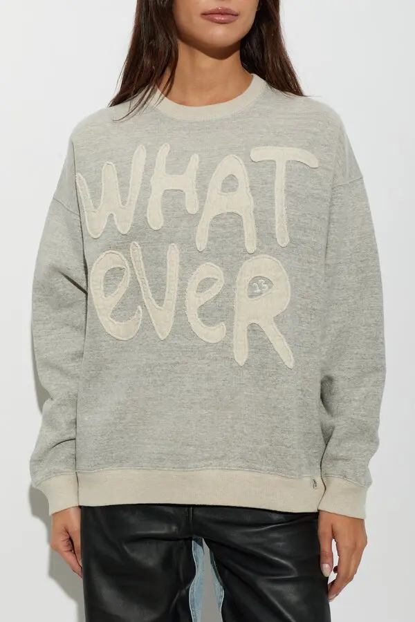 R13 Cotton Crew Neck Sweatshirt