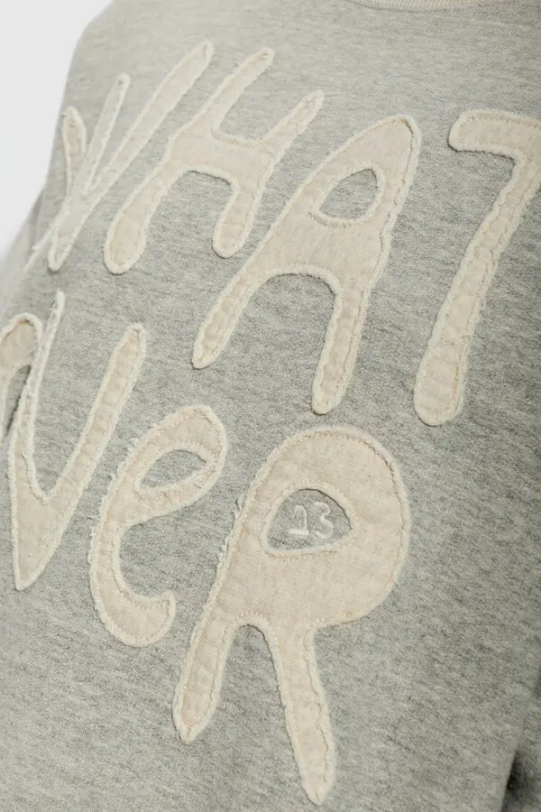 R13 Cotton Crew Neck Sweatshirt