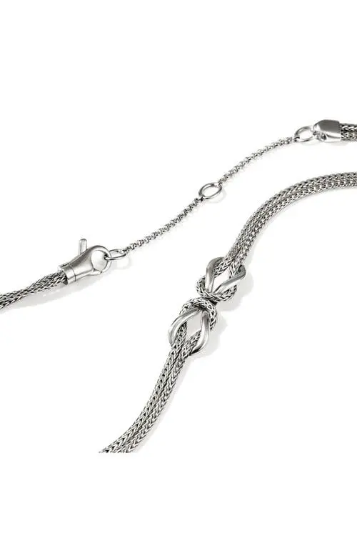John Hardy Infinite Love Knot Station Necklace