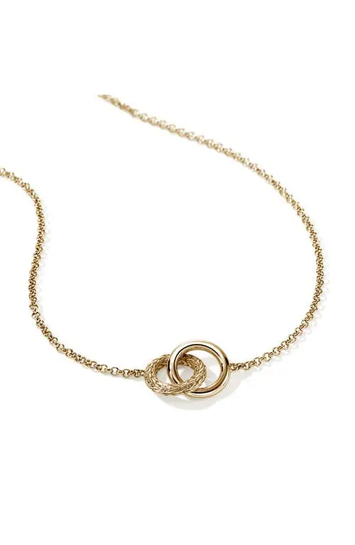 John Hardy Essentials 14k Linked Necklace
