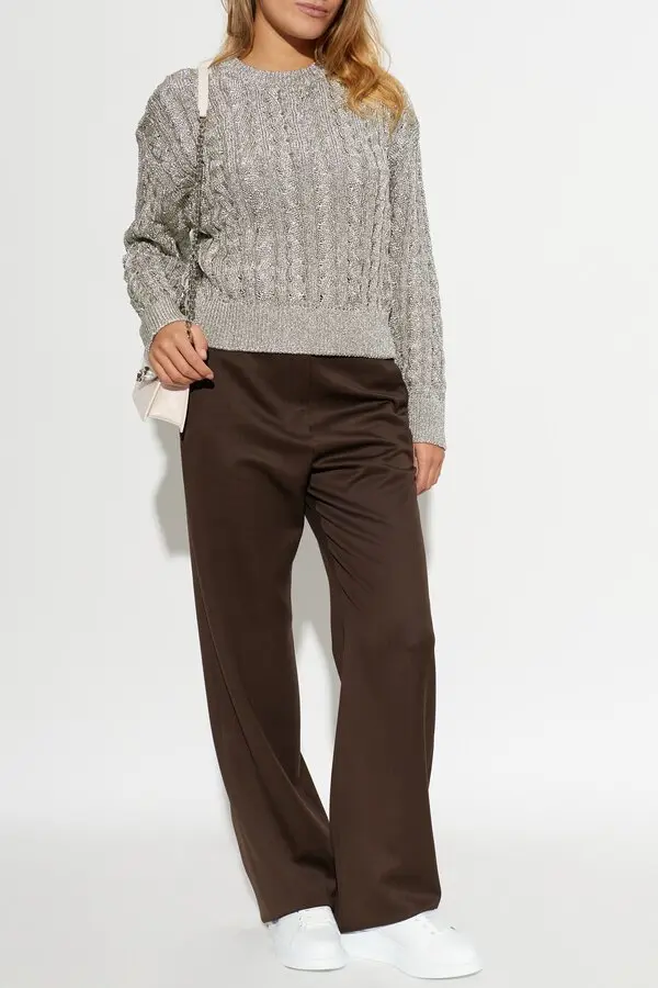 Alexander McQueen Sweater With Lurex Thread