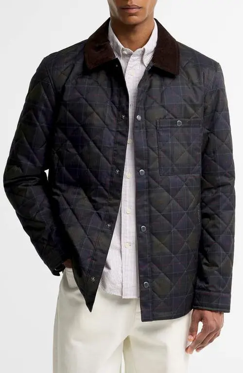 Barbour Tartan Quilted Shirt Jacket