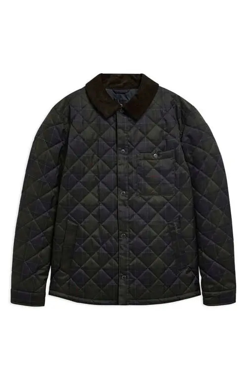 Barbour Tartan Quilted Shirt Jacket