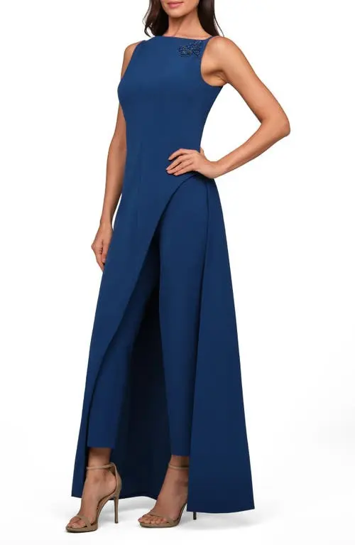 KAY UNGER Darby Beaded Maxi Jumpsuit