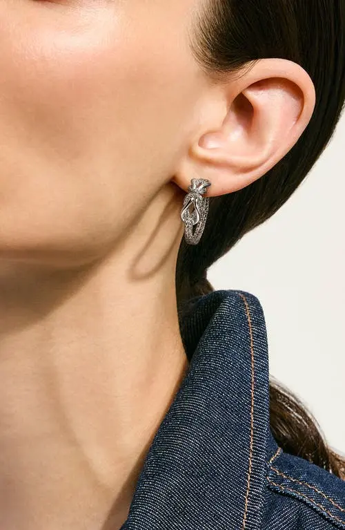 John Hardy Infinite Love Knot Hoop Earrings