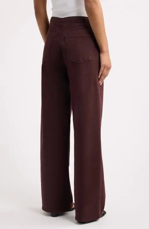 Warp + Weft The Big Easy High Waist Wide Leg Drawstring Jeans