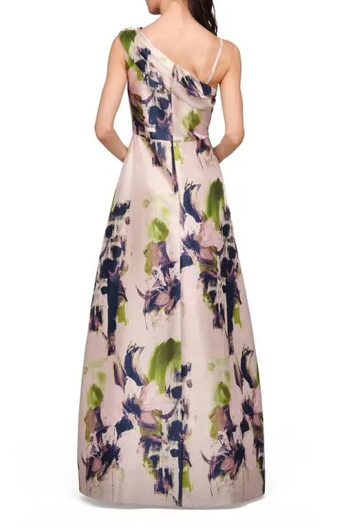 KAY UNGER Whitely Floral Print Maxi Jumpsuit