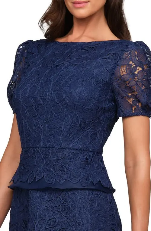 KAY UNGER Tierra Lace Midi Dress
