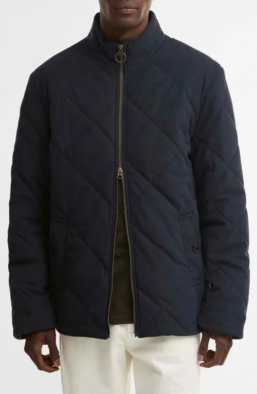 Barbour Corden Quilted Jacket - Dark Navy