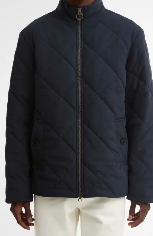 Barbour Corden Quilted Jacket - Dark Navy