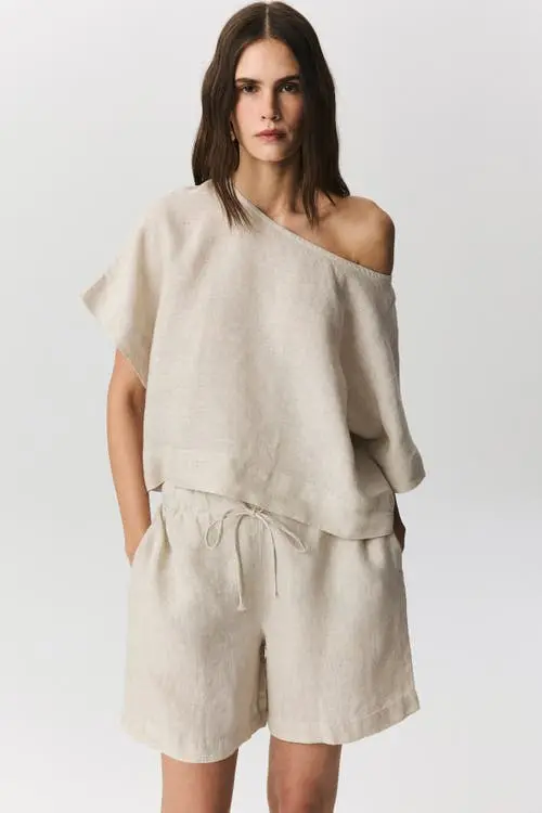 BULDAN'S Liya Shorts - Beige