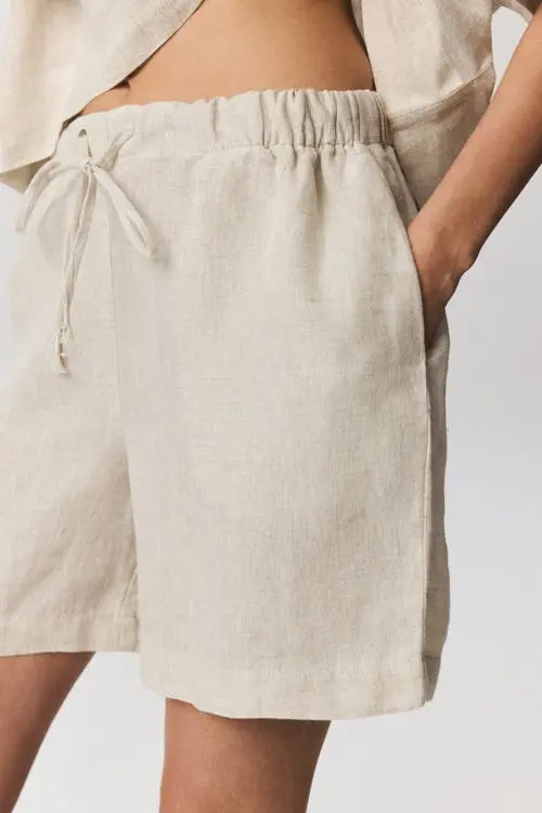 BULDAN'S Liya Shorts - Beige