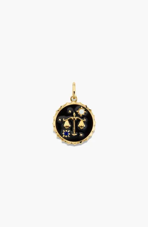 Mejuri Cosmic Charm Pendant - Gold - Libra