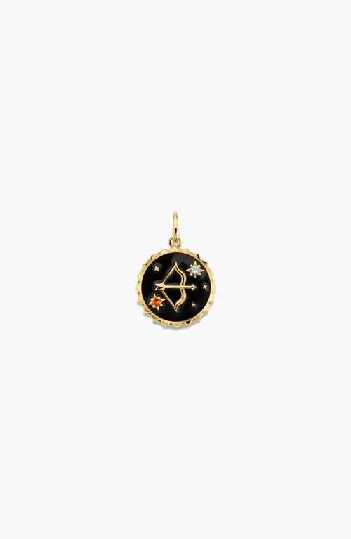 Mejuri Cosmic Charm Pendant - Gold - Sagittarius