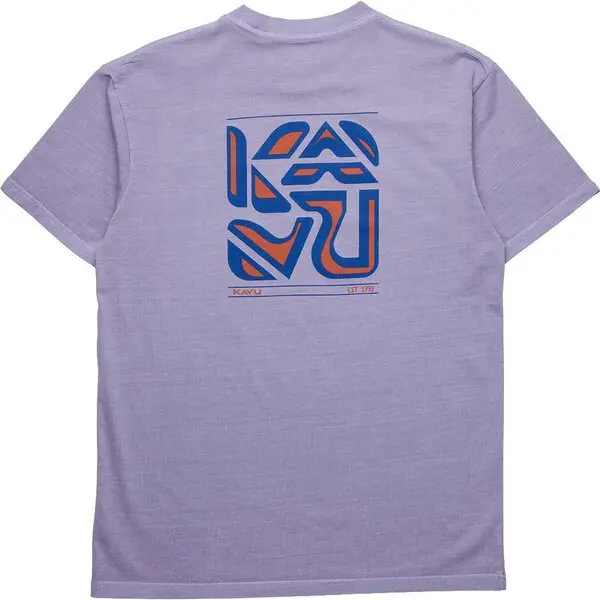 KAVU Cubed T-shirt - Dusted Grape