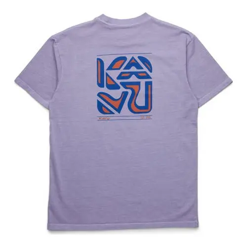 KAVU Cubed T-shirt - Dusted Grape