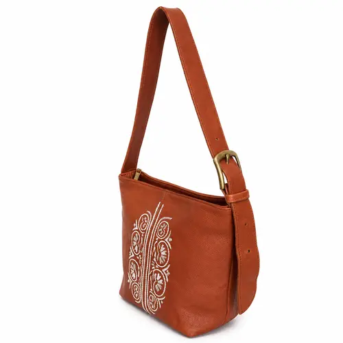 AMASOUK Zahra Leather Bucket Tote