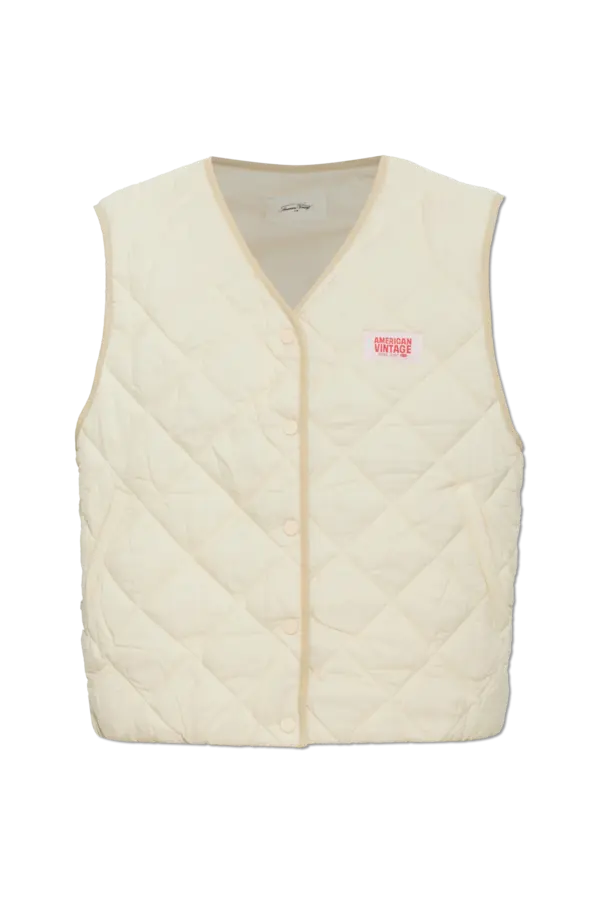 American Vintage Insulated Vest ‘yupibam - Cream