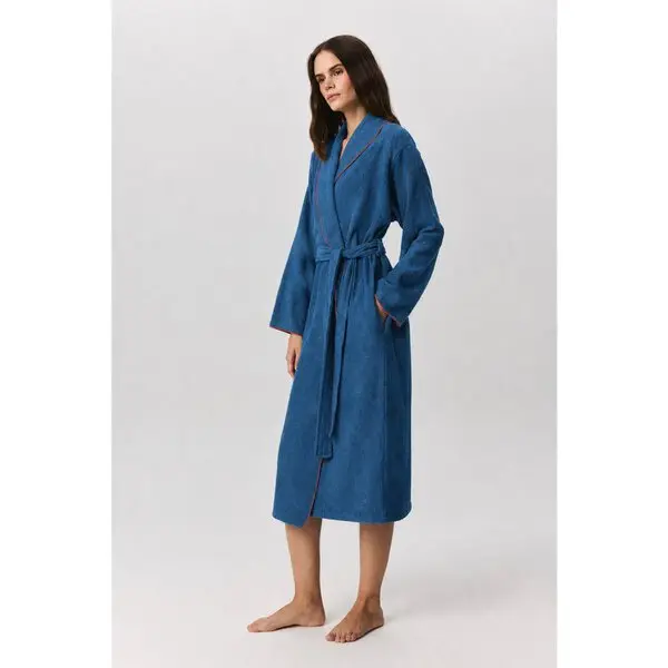 BULDAN'S Ikigai Bathrobe - Navy Blue