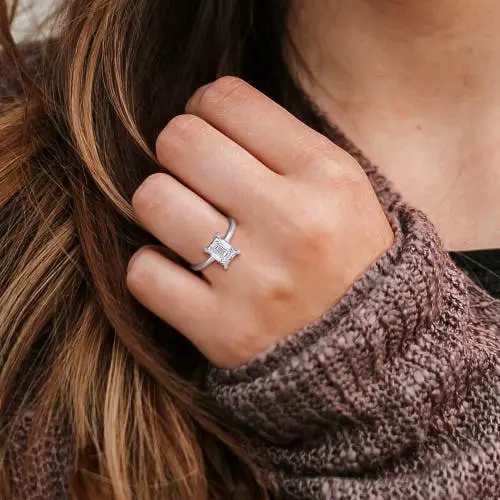 JULIANNA B. 2 Ctw Lab Grown Diamond Ring 14k Gold - White Gold