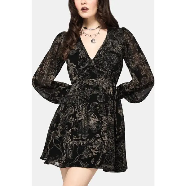 DISTURBIA Surge Wrap Mini Dress