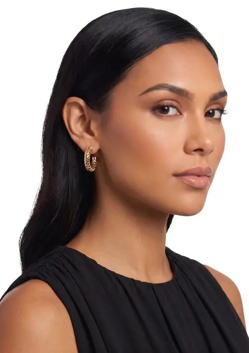AREA STARS Hema Textured Hoops