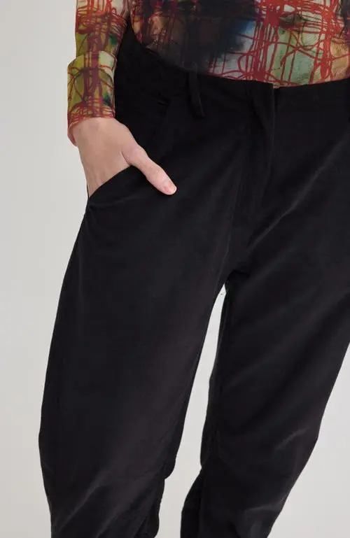 LUUKAA Zoe O-shape Velvet Pants