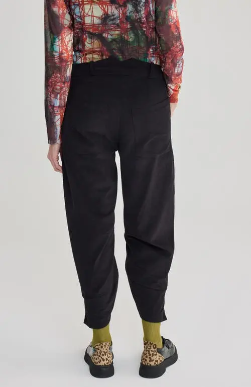 LUUKAA Zoe O-shape Velvet Pants