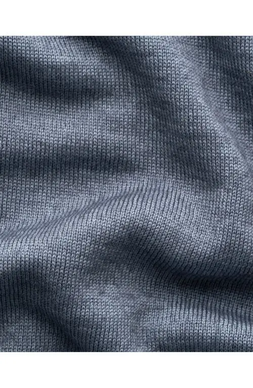 Eton Merino Wool Turtleneck Sweater - Light Blue