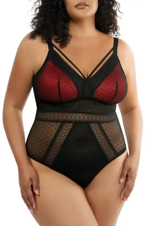 Parfait Mia Wire-free Full Bust Bodysuit - Black