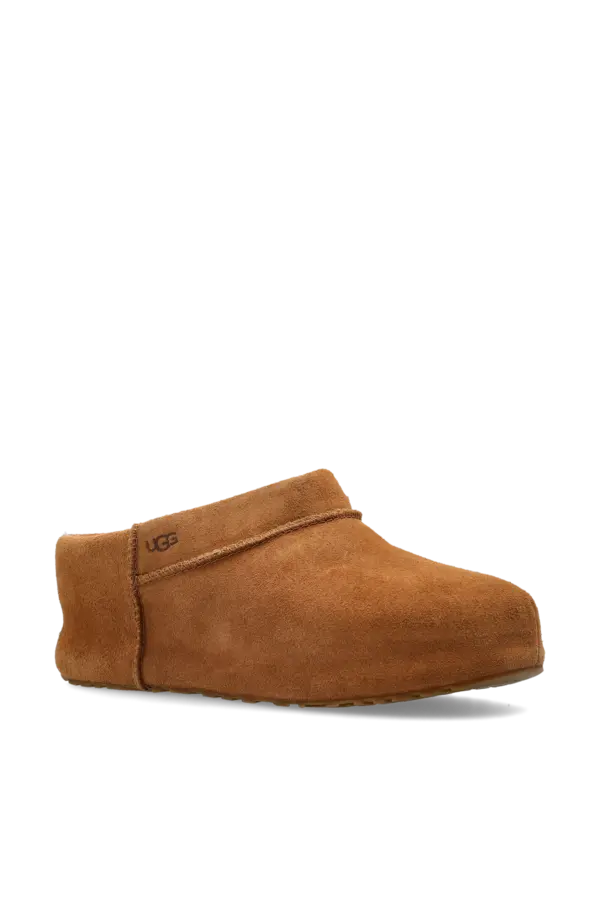 UGG Suede ‘enwrap Clog’ Wedge Shoes
