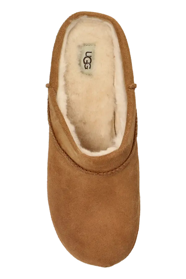 UGG Suede ‘enwrap Clog’ Wedge Shoes