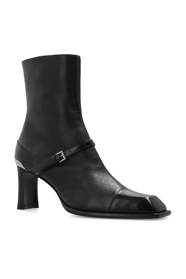 Alexander McQueen Leather Ankle Boots ‘niko Ankle Boots