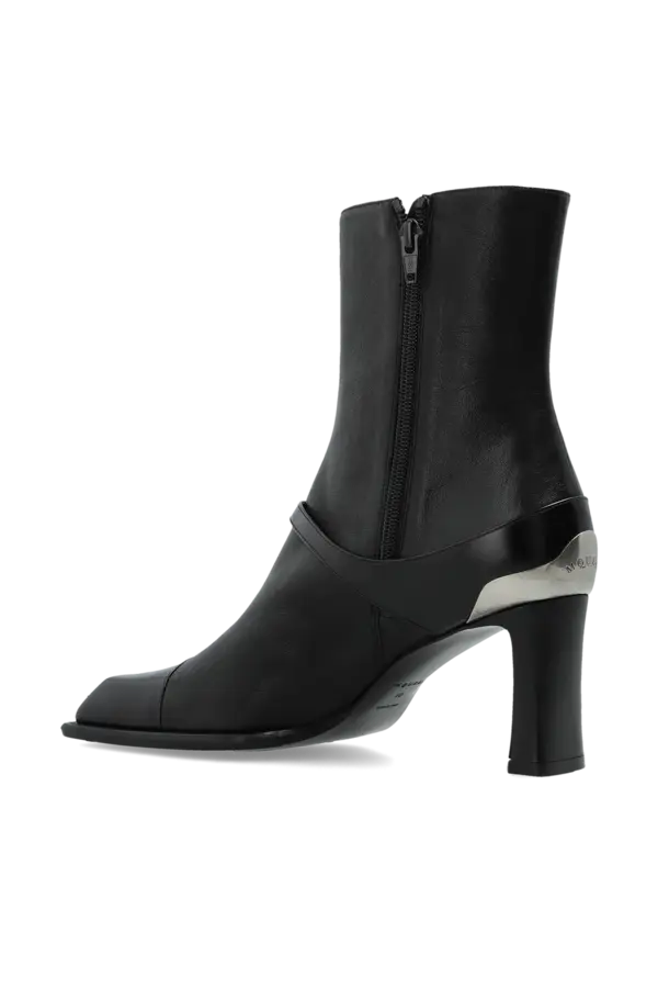 Alexander McQueen Leather Ankle Boots ‘niko Ankle Boots