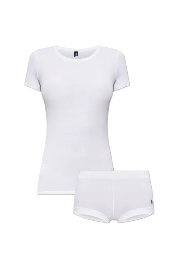 Polo Ralph Lauren Cotton Lingerie Set - White