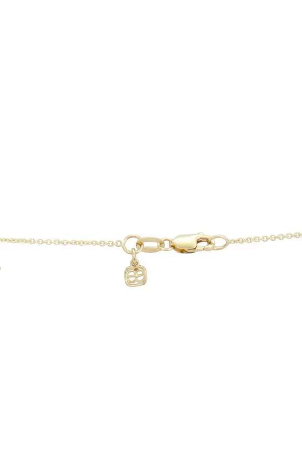 SYDNEY EVAN Pave Butterfly Necklace In Metallic