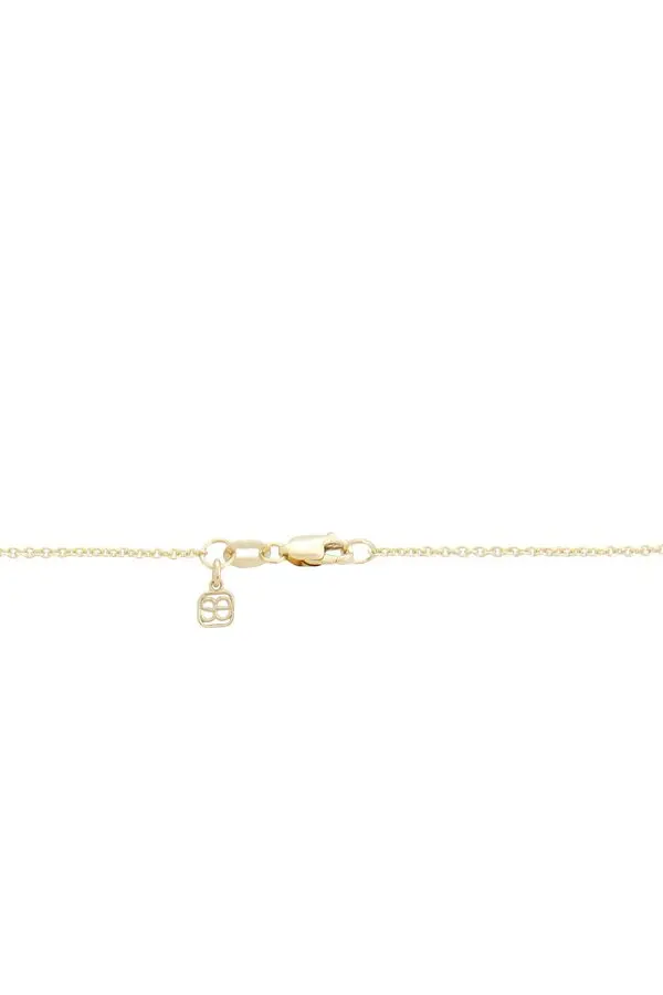 SYDNEY EVAN La Charm Necklace In Metallic