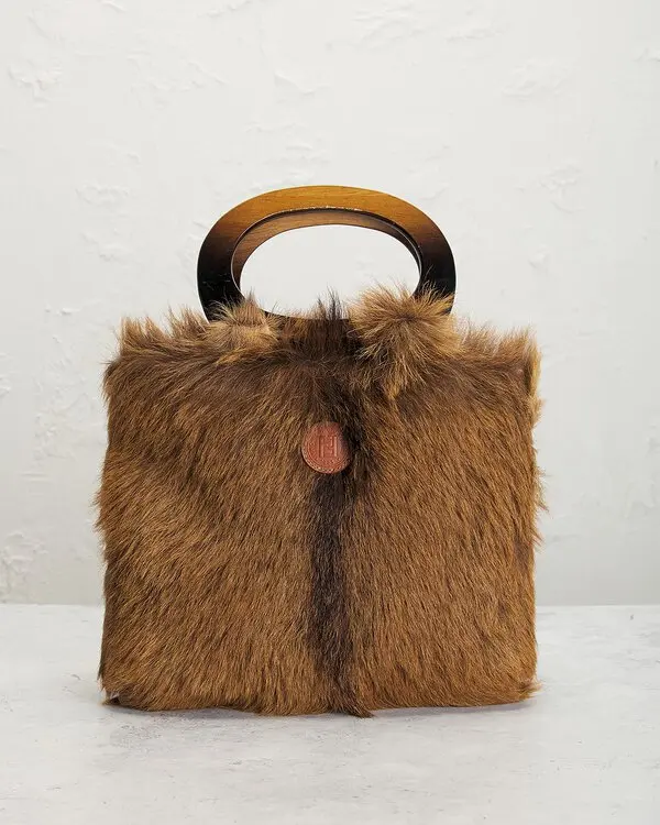FWRD RENEW Fendi Fur Tote Bag