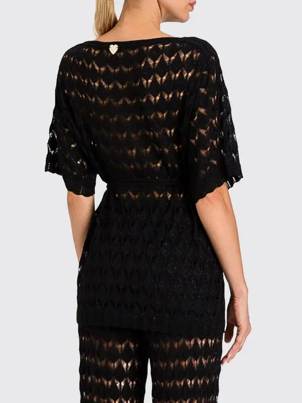 TWINSET Perforated Viscose Knit